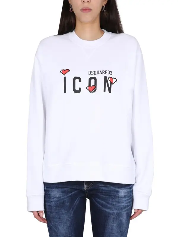 Dsquared2 Icon Game Lover Sweatshirt - White