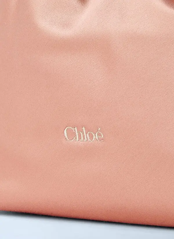 Chloé Drawstring Chain Icons Handle Bag