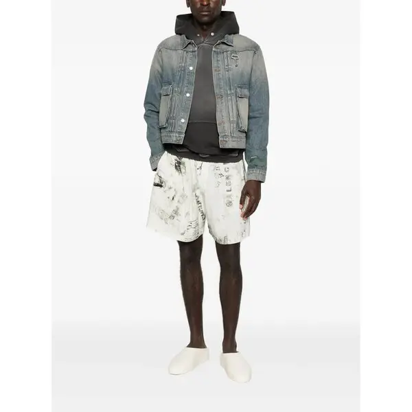 Balenciaga Grey Shorts Track & Running Shorts