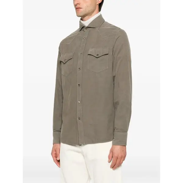 Brunello Cucinelli Shirts - Green