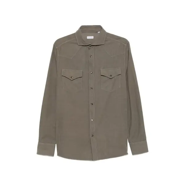 Brunello Cucinelli Shirts - Green