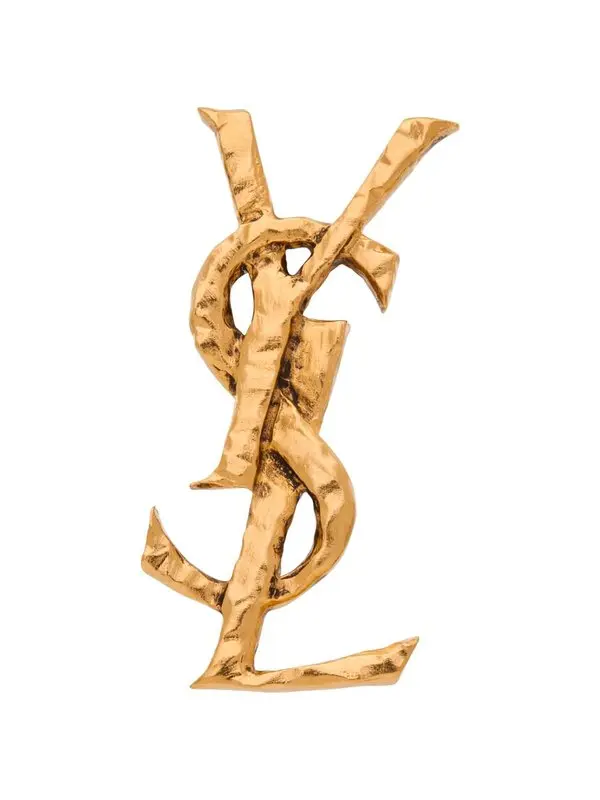 Saint Laurent Cassandre Single Earring - Silver