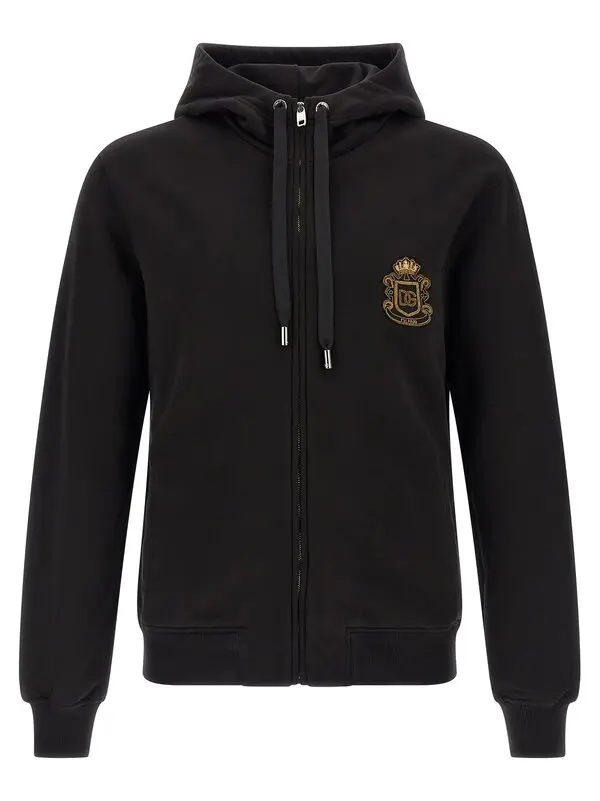 Dolce & Gabbana Coat Of Arms Hoodie - Black