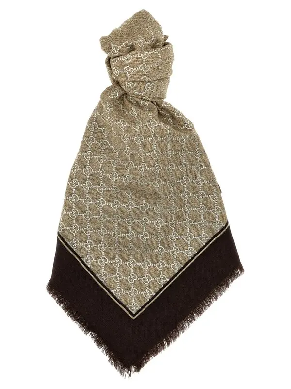Gucci Gg Lamé Scarf - Multicolor