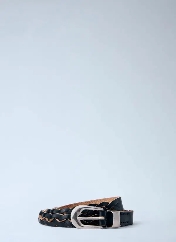 Our Legacy 2 Cm Braided Belt - Black