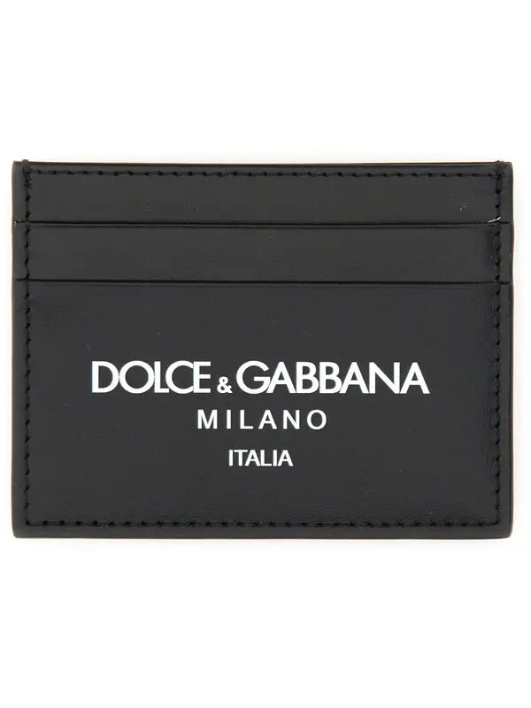 Dolce & Gabbana Portacarte In Pelle