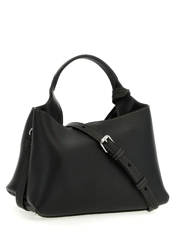 TOD'S Micro Leather Handbag - Black