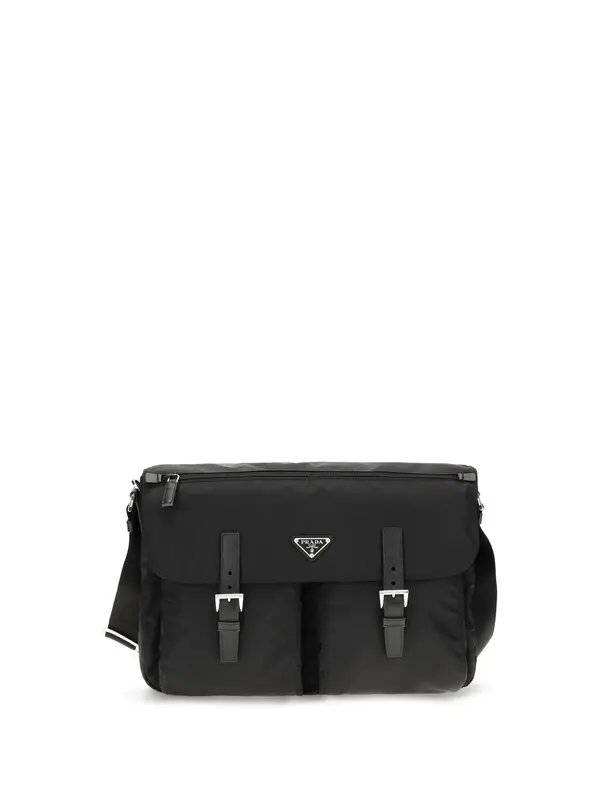 Prada Re-nylon Shoulder Bag - Black