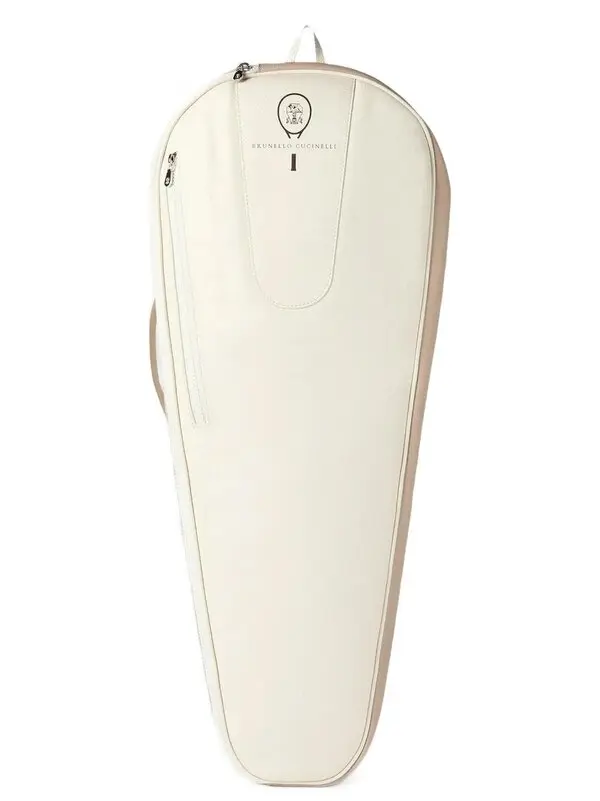 Brunello Cucinelli Tennis' Racket Case - Cream