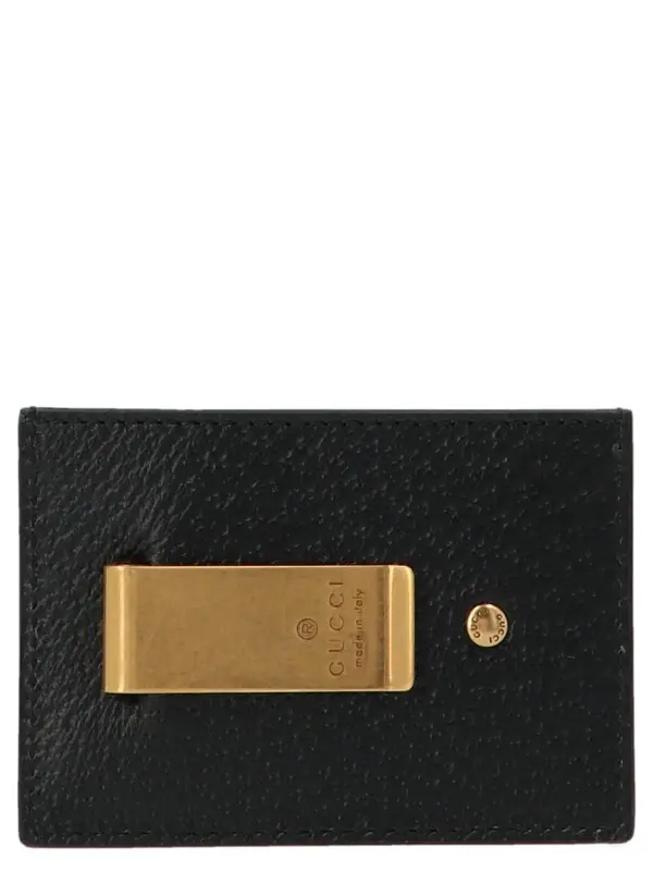 Gucci Gg Marmont’ Card Holder Wallet - Black