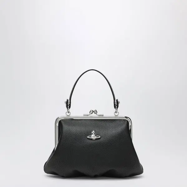 VIVIENNE WESTWOOD Granny Frame Bag In Grained Pu - Black