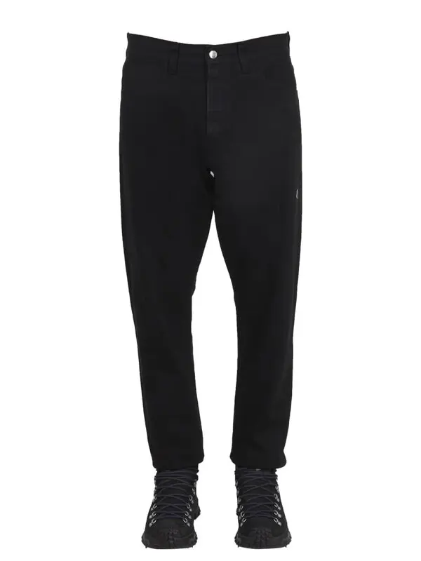 Moncler Cotton Denim Jeans 7 Frgmt Hiroshi Fujiwara - Black