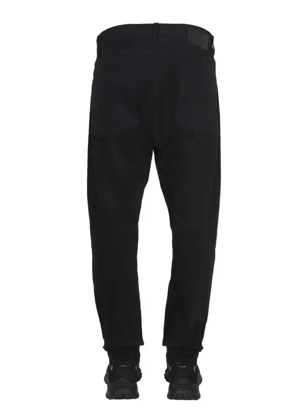 Moncler Cotton Denim Jeans 7 Frgmt Hiroshi Fujiwara - Black