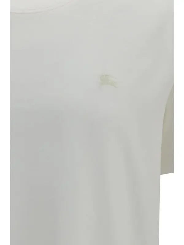 Burberry Cotton T-shirt With Embroidered Logo