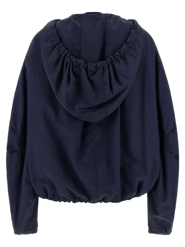 Attico Hooded Bomber Jacket
