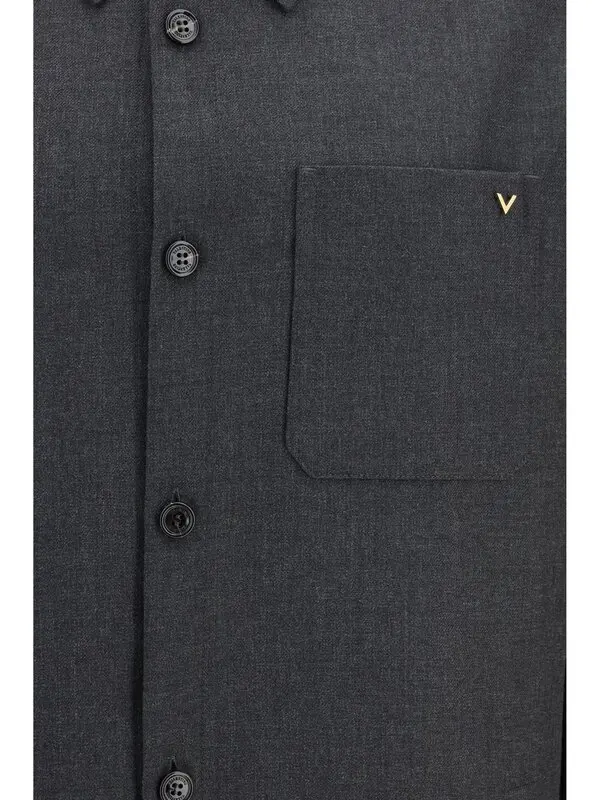 Valentino Garavani Vlogo Wool Blend Jacket