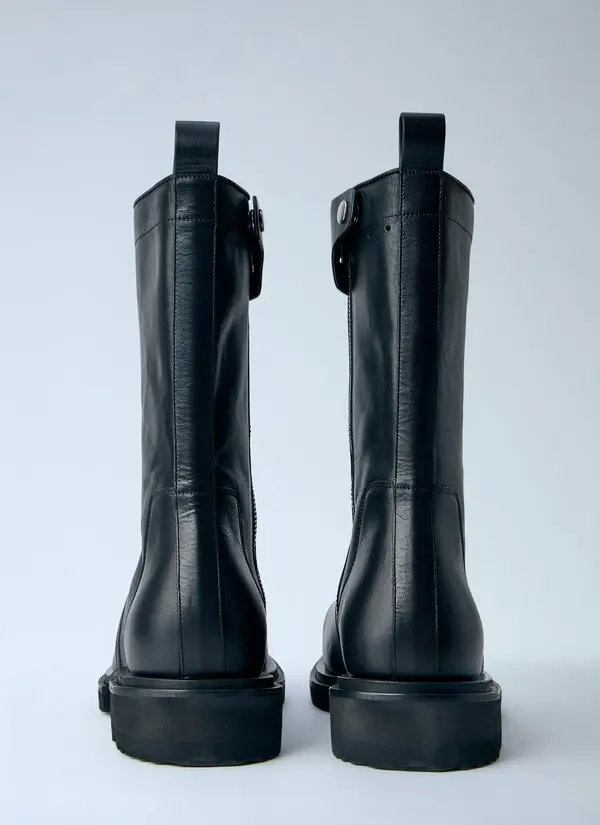 Rick Owens Creeper Gabe Leather Boots
