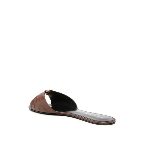 Saint Laurent Shoes - Brown