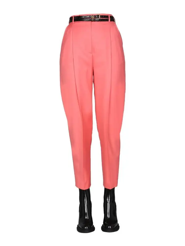 Alexander McQueen Pants Peg Leg - Pink