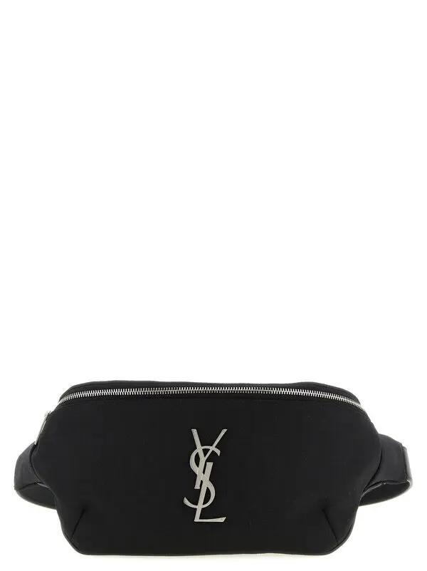 Saint Laurent Cassandre' Waist Bag - Black