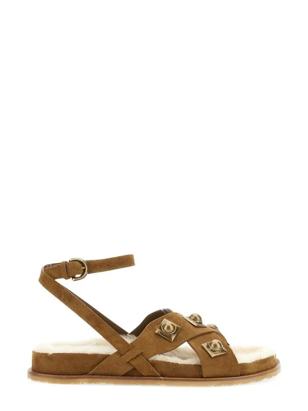 Etro Crown Me Sandal - Cream