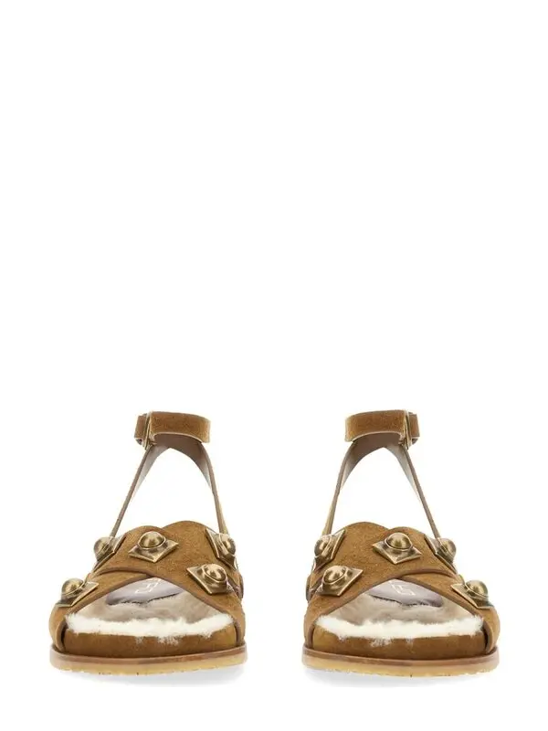 Etro Crown Me Sandal - Cream