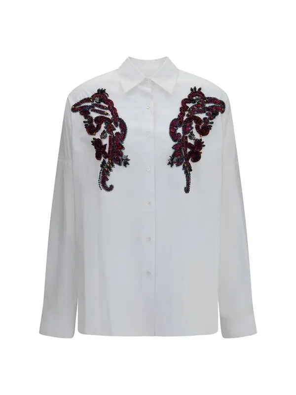 Dries Van Noten Beaded-detail Shirt