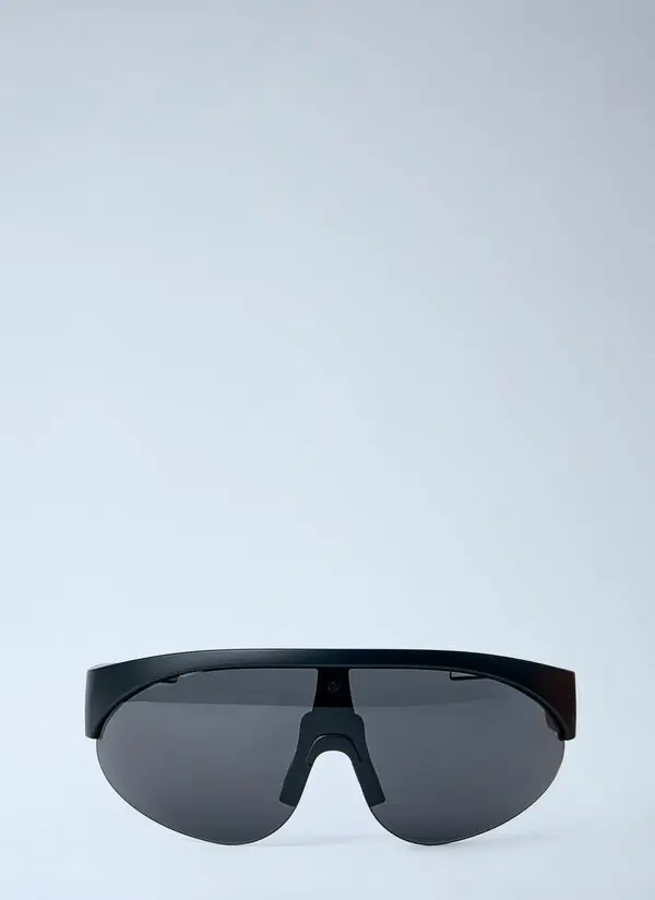 Moncler Myrr Oval Sunglasses - Black