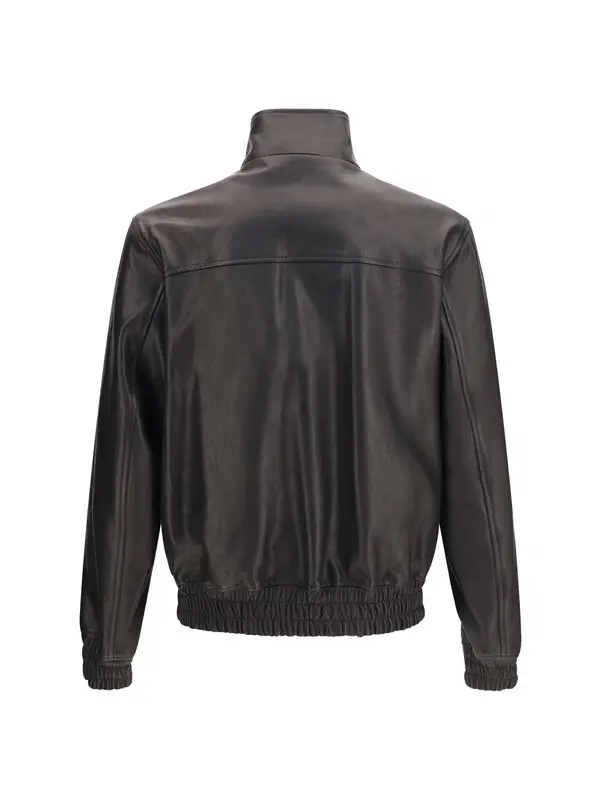 Valentino Garavani Leather Zip Jacket