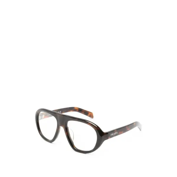 Prada Tortoiseshell Pilot Sunglasses - Brown