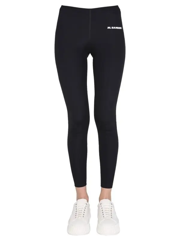 JIL SANDER Logo Print Leggings