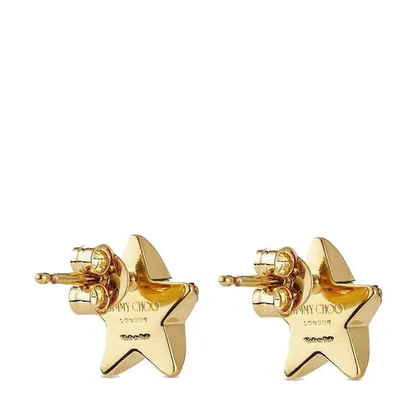 JIMMY CHOO Jc Star Stud Earrings - Gold