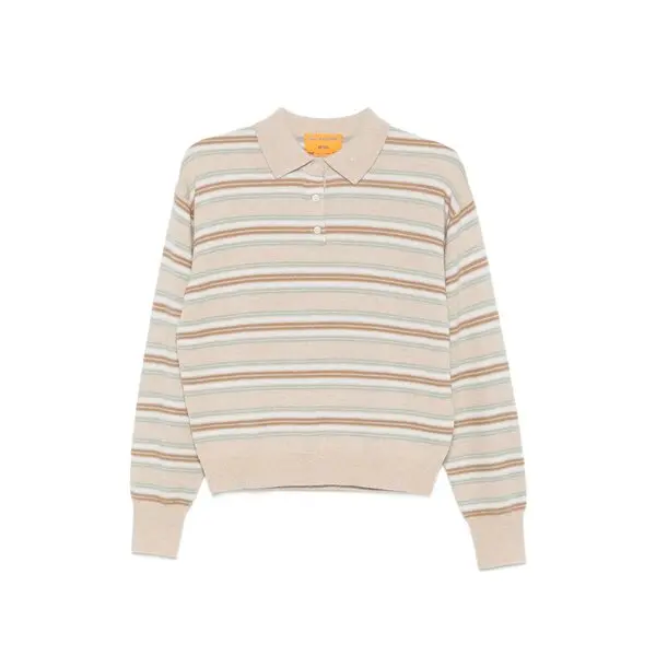 Guest In Residence Neutrals Knitwear Jumpers - Cream