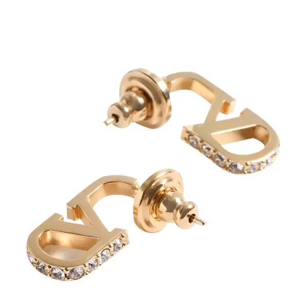 Valentino Garavani Vlogo Signature Strass Earrings