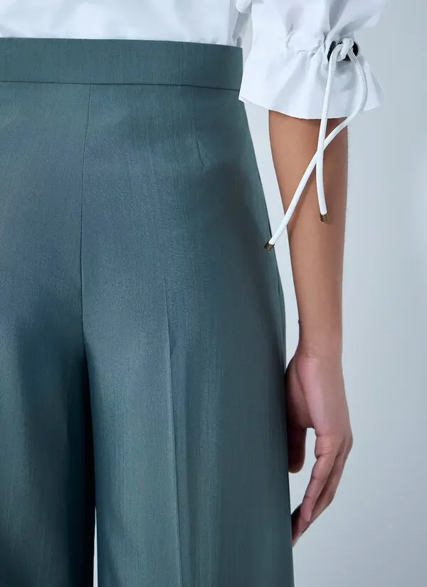 Max Mara High-waisted Wide-leg Trousers