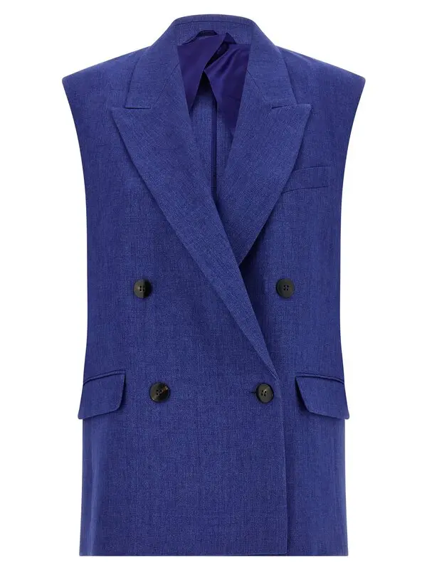 Max Mara Mstaia' Vest - Blue