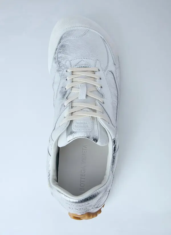 Bottega Veneta Orbit Sneakers - Silver