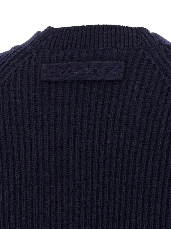 Victoria Beckham Stepped Hem Cardigan
