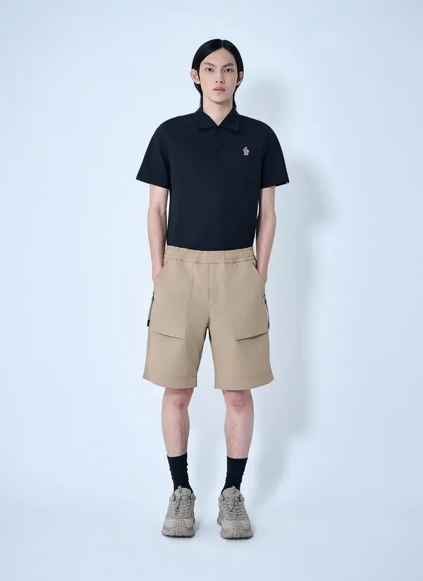 Moncler Elasticated Waist Cargo Shorts