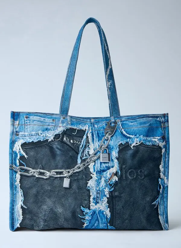 Acne Studios Trompe-l'oeil Tote Bag