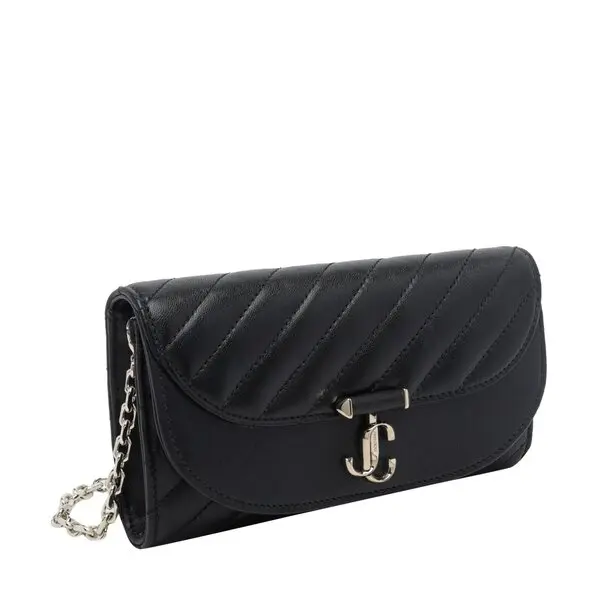 JIMMY CHOO Avenue Curve Chain Wallet