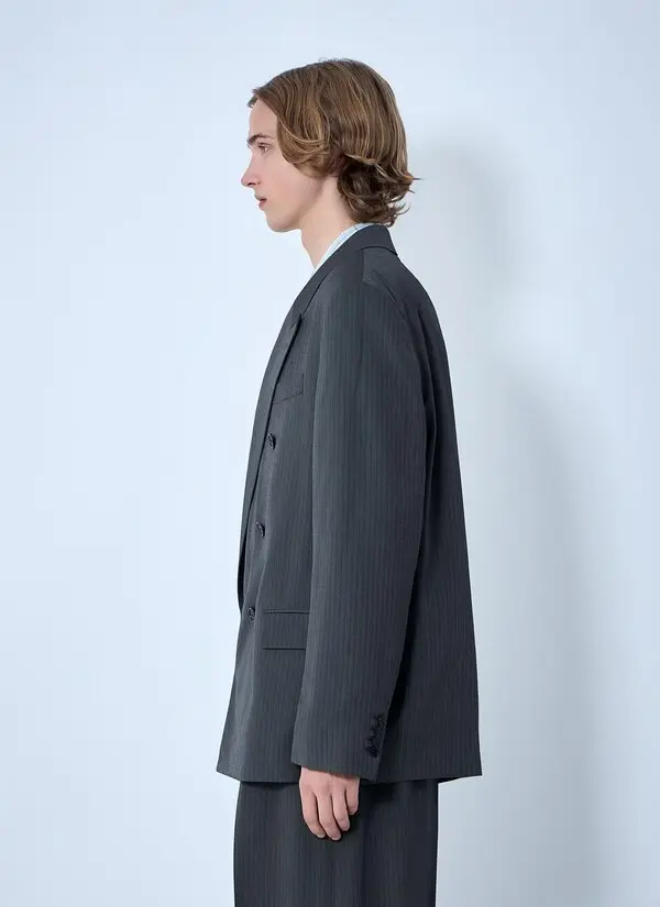 Acne Studios Double-breasted Suit Jacket - Gray
