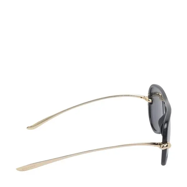 Bottega Veneta Knot Aviator Sunglasses - Black