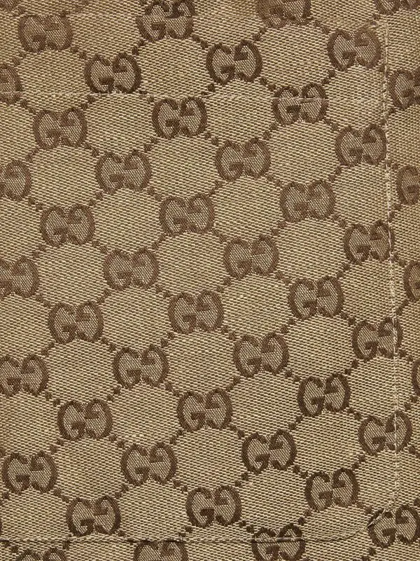 Gucci Gg Supreme Linen Shorts