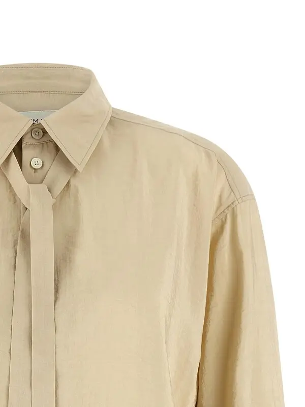 LEMAIRE Tie' Shirt - Cream