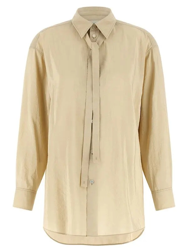 LEMAIRE Tie' Shirt - Cream