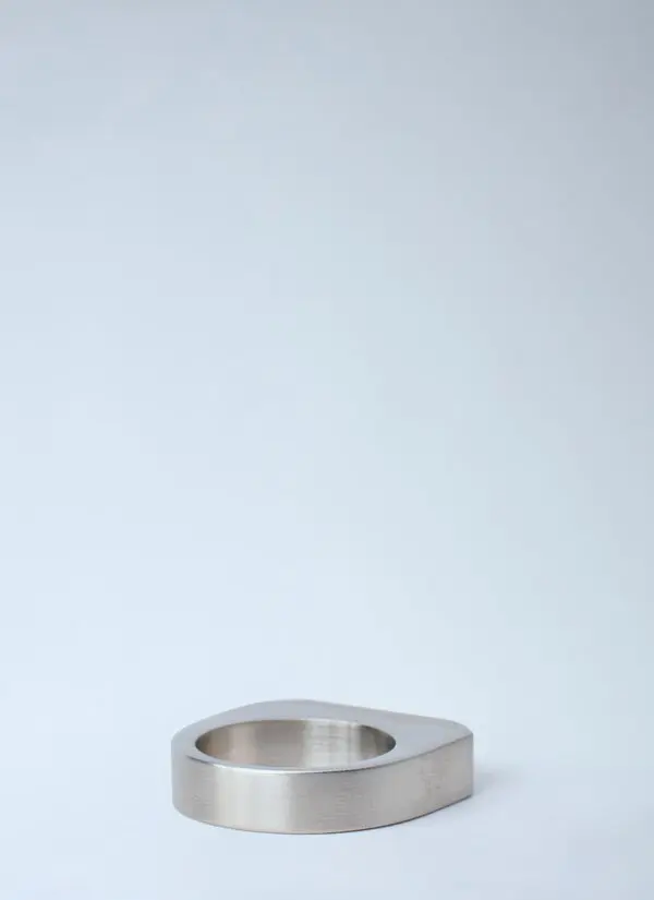 Rick Owens Pyramid Palladium Brass Ring