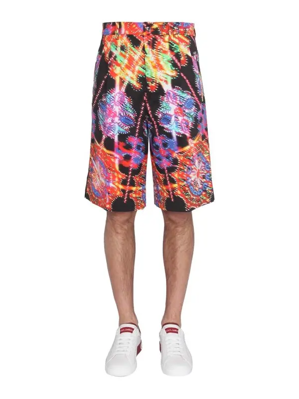 Dolce & Gabbana Bermuda With Luminary Print