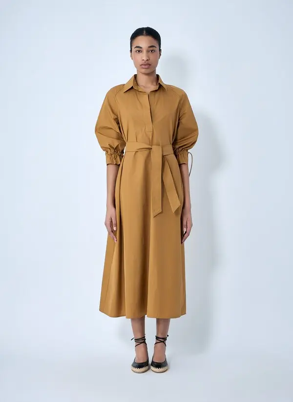 Max Mara Belted Shirt Dress - Multicolor