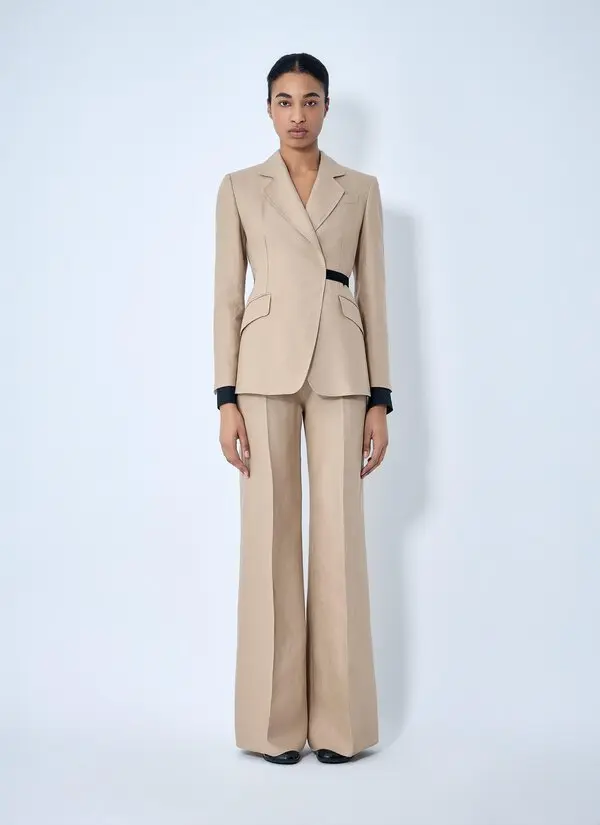 Max Mara Textured Blazer - Cream